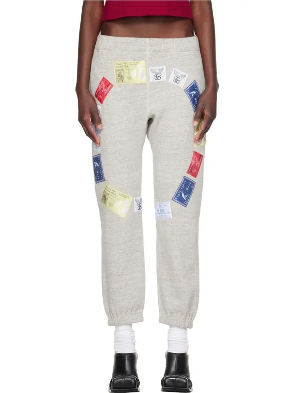 STEFAN COOKE Ag Spalding Edition Cb Patch Sweatpants - Grey