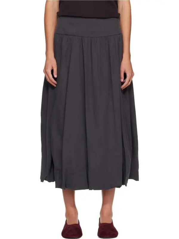 LE17SEPTEMBRE Fluid Balloon Skirt - Grey