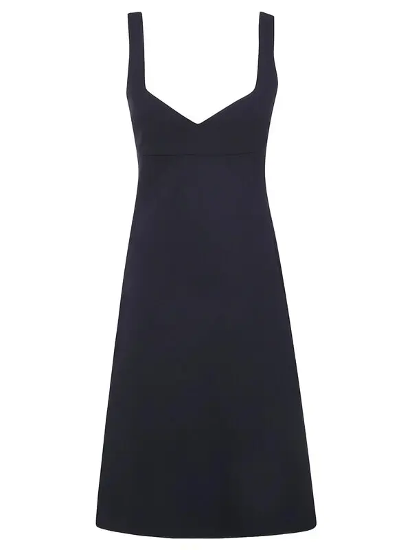 N.21 Pleated Detail Dress - Black