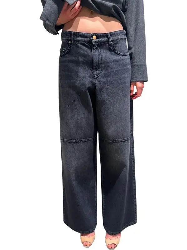 Max Mara Belt Loop Jeans - Black