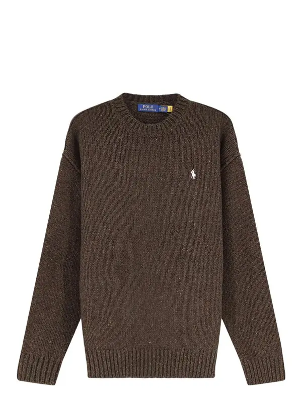 Polo Ralph Lauren Logo Ribbed Knitted Sweater - Green