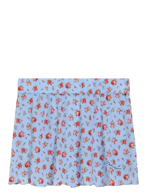 Dolce & Gabbana Floral-print Mini Skirt - Multicolour