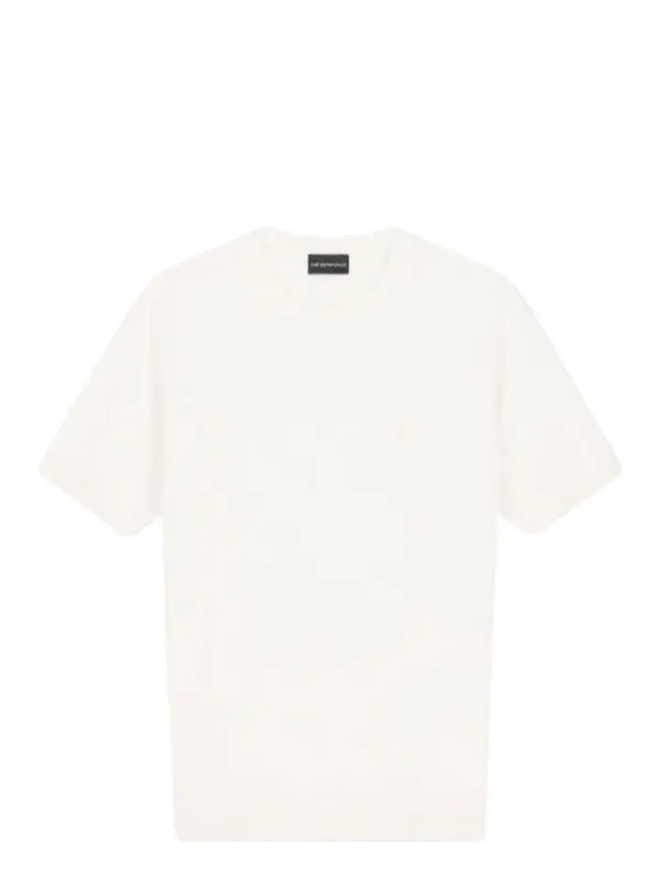 Emporio Armani Short-sleeved Sweater - White