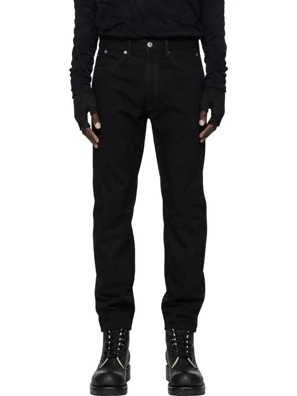 Junya Watanabe Logo Casual Pants - Black
