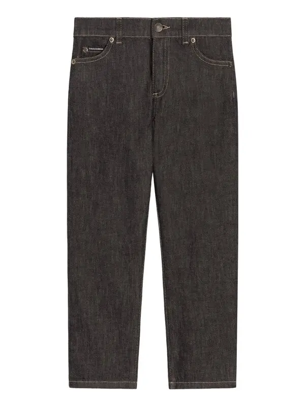 Dolce & Gabbana 5-pocket Denim Trousers - Grey