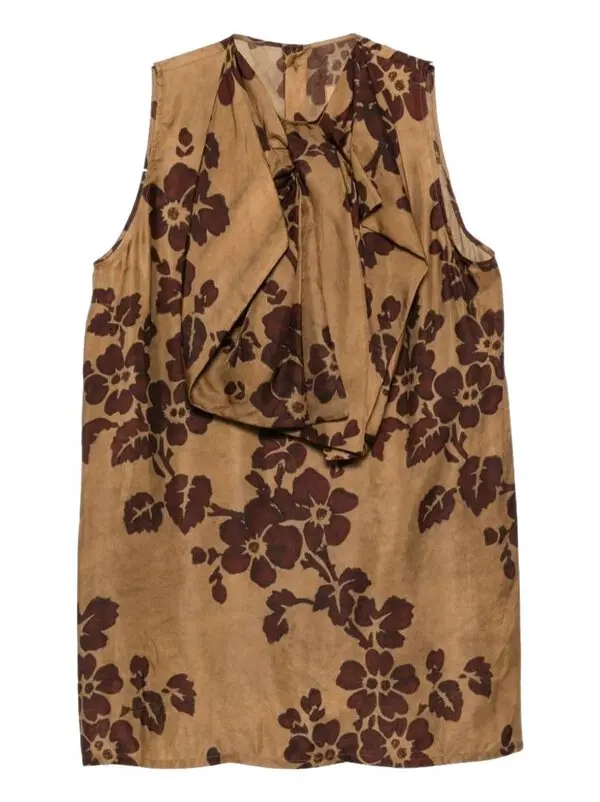 UMA WANG Sleeveless Vest - Beige