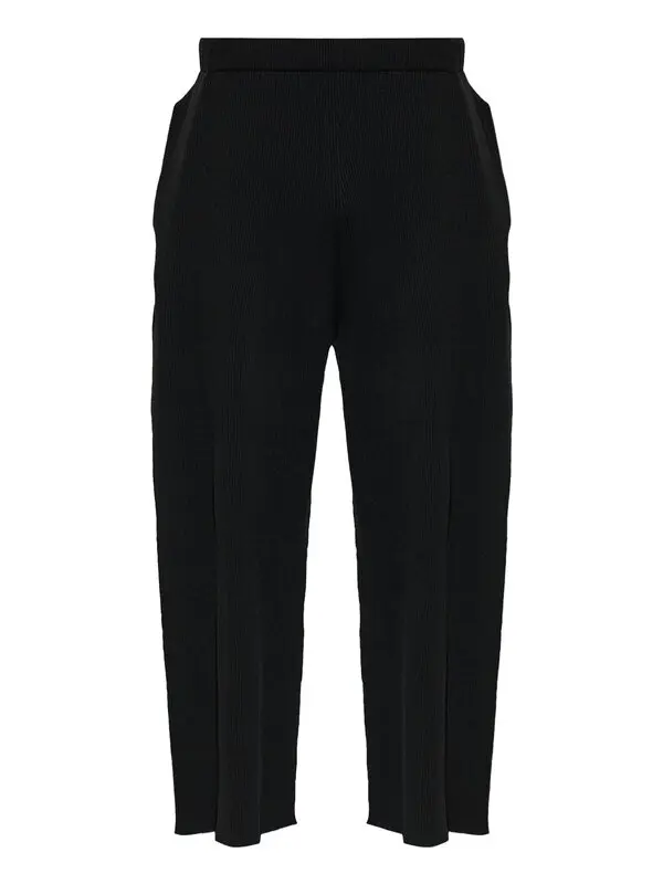 Issey Miyake Pleated Casual Trousers - Black