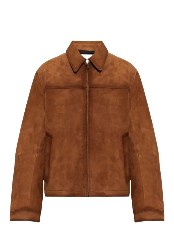 Zadig&Voltaire Voltaire Loumy Zip-up Leather Jacket - Brown