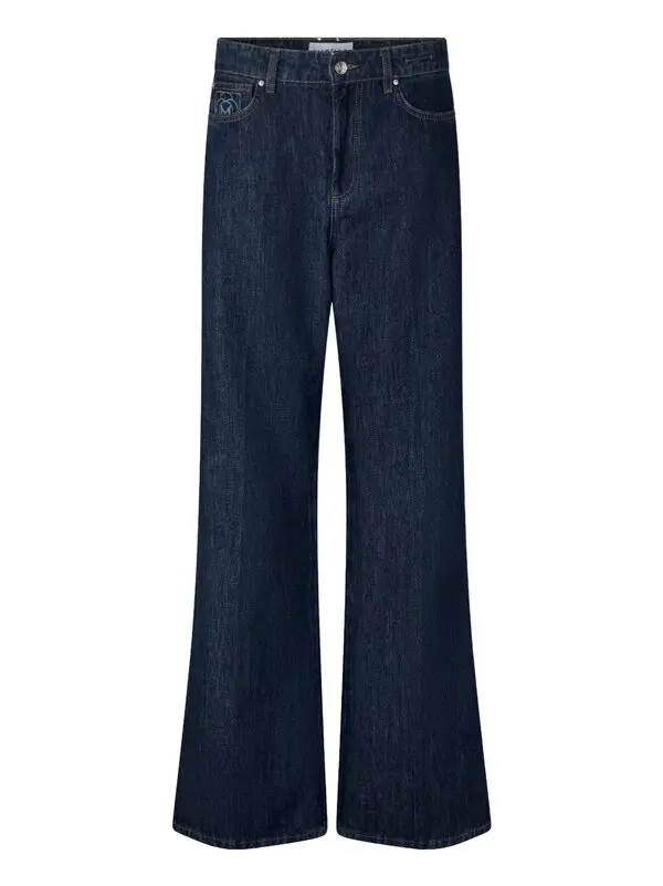 Marella High-waisted Flared Jeans - Navy Blue