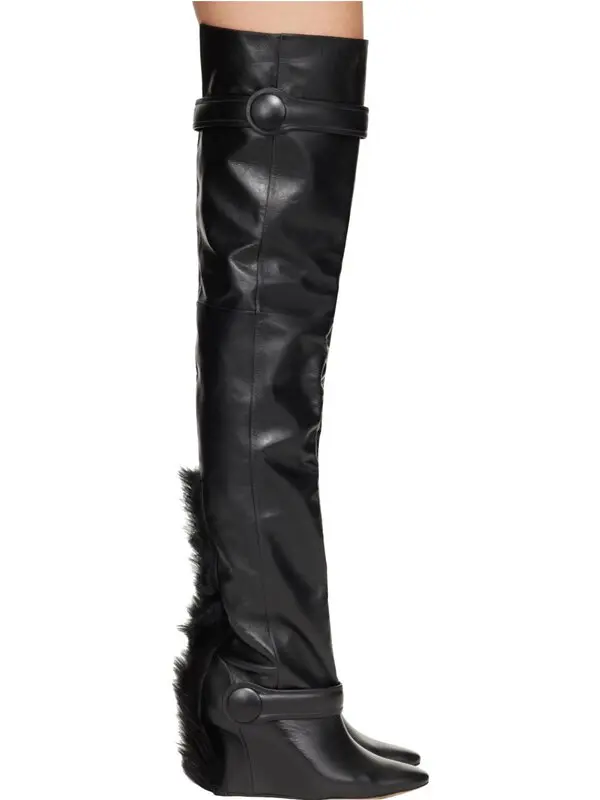 Vaquera Mohawk High-top Boots - Black