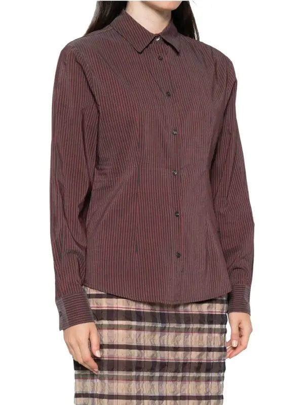Paloma Wool Long-sleeved Striped Shirt - Red