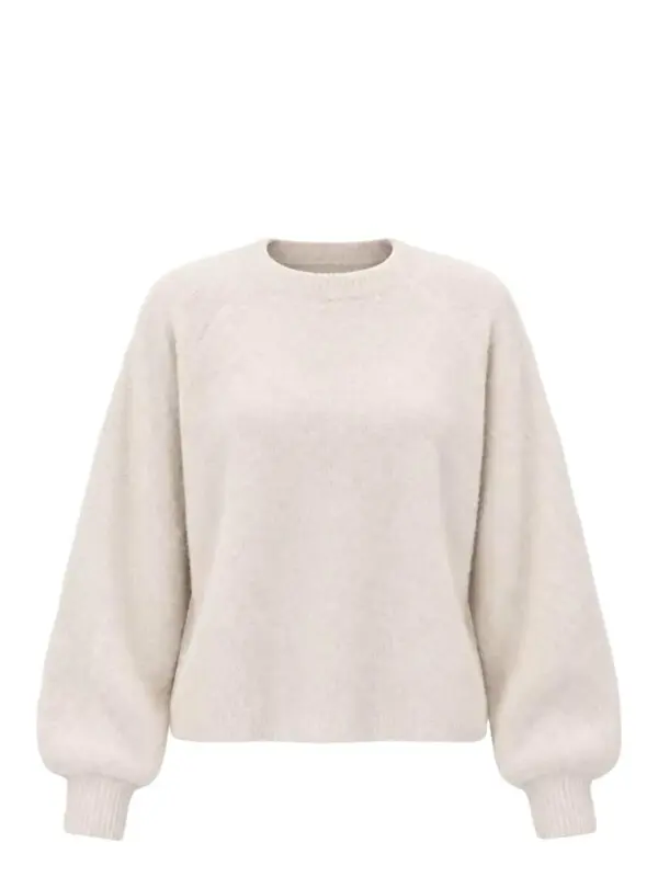 Marella Raglan-sleeve Sweater - Beige