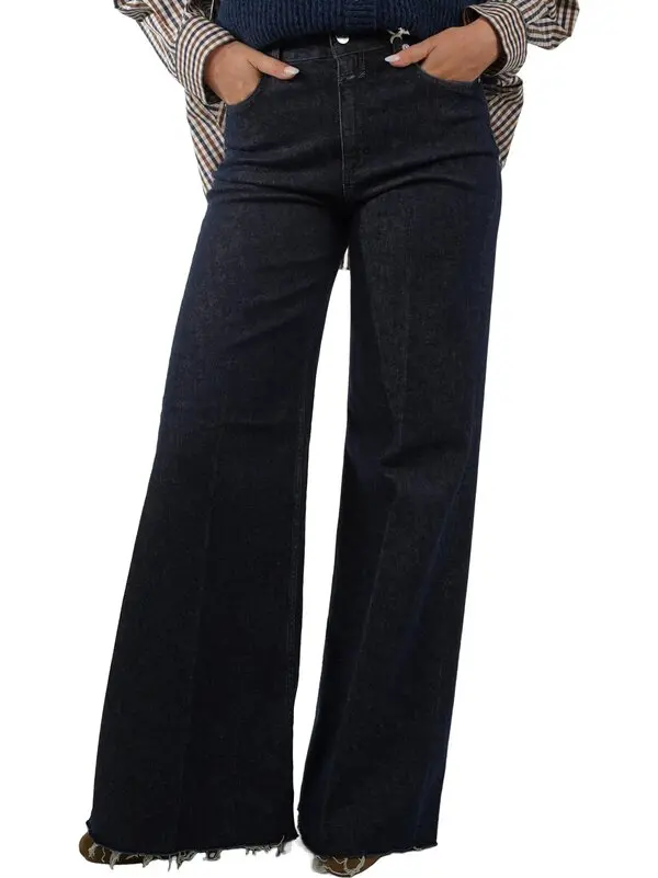 Closed Raw-cut Wide-leg Jeans - Blue