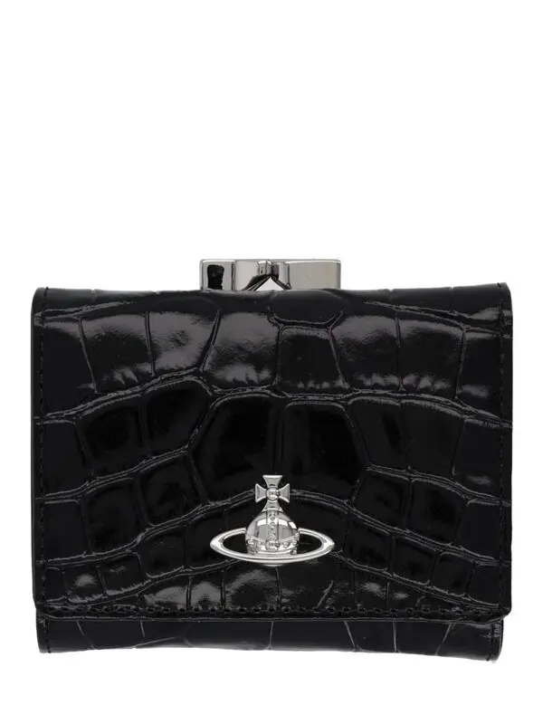 VIVIENNE WESTWOOD Portafoglio Small Frame - Black
