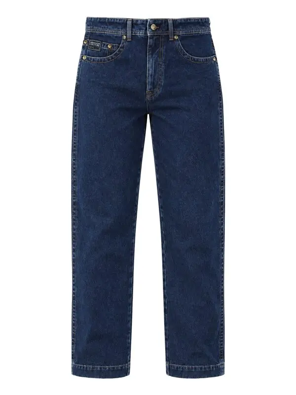 Versace Jeans "zenit" In Denim Di Cotone - Blue
