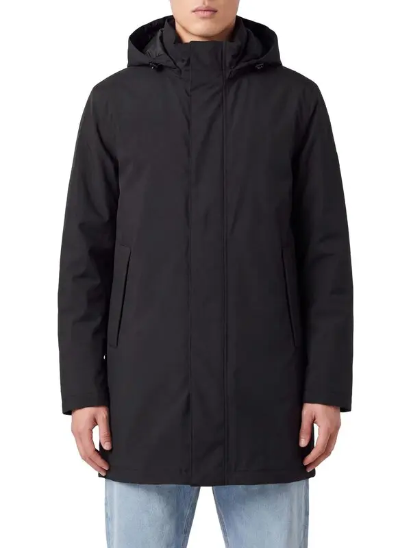 Herno Short Breathable Gore-tex® Parka With Detachable Hood - Black