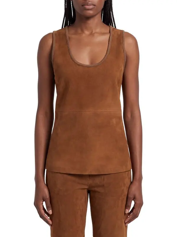 Max Mara Off-the-shoulder Virgin Wool And Cashmere Top - Camel