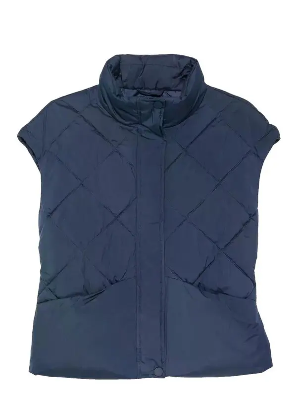 BETTY BARCLAY Quilted Padded Gilet - Blue
