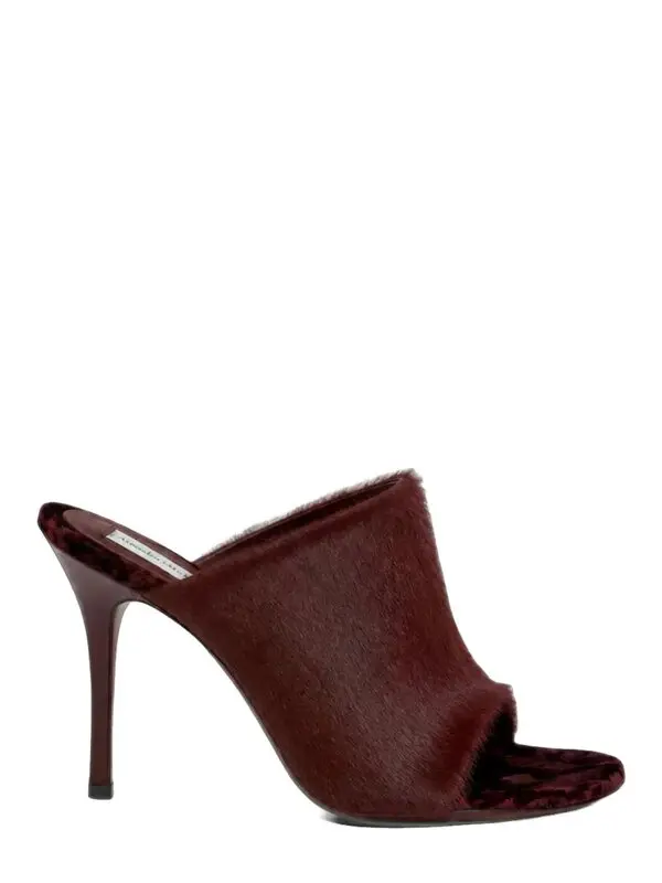 Christopher Esber Carla Haircalf Mules - Red