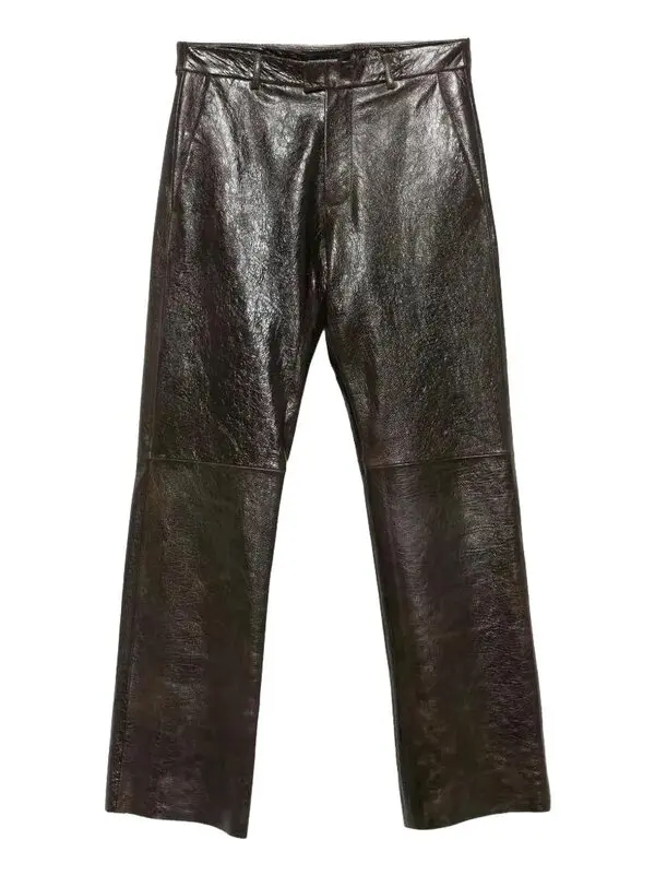 Emporio Armani Zip-fastening Trousers - Brown