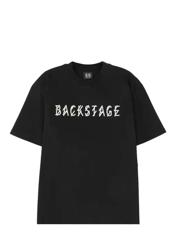 44 LABEL GROUP Logo-print Cotton T-shirt - Black