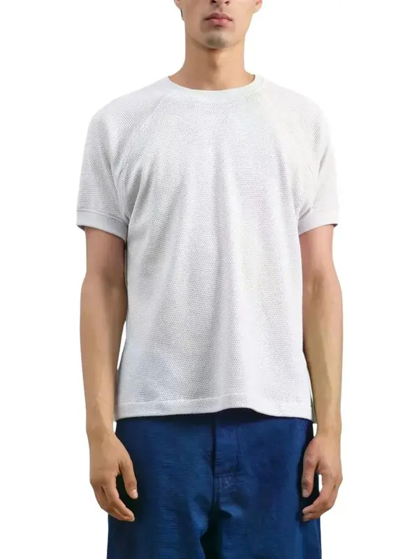 You Must Create Marquee Piqué-textured T-shirt - Grey