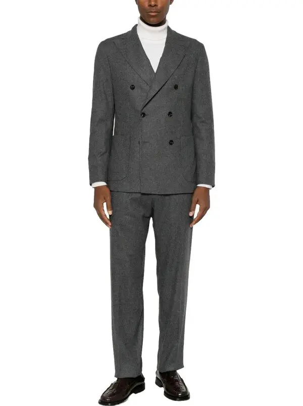 Boglioli Double-breasted Suit - Grey