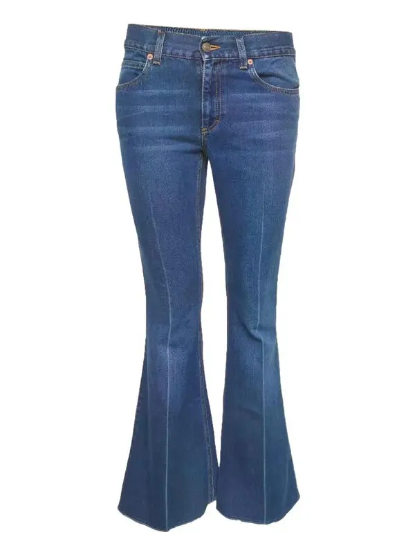 Gucci Faded Flared Jeans - Blue