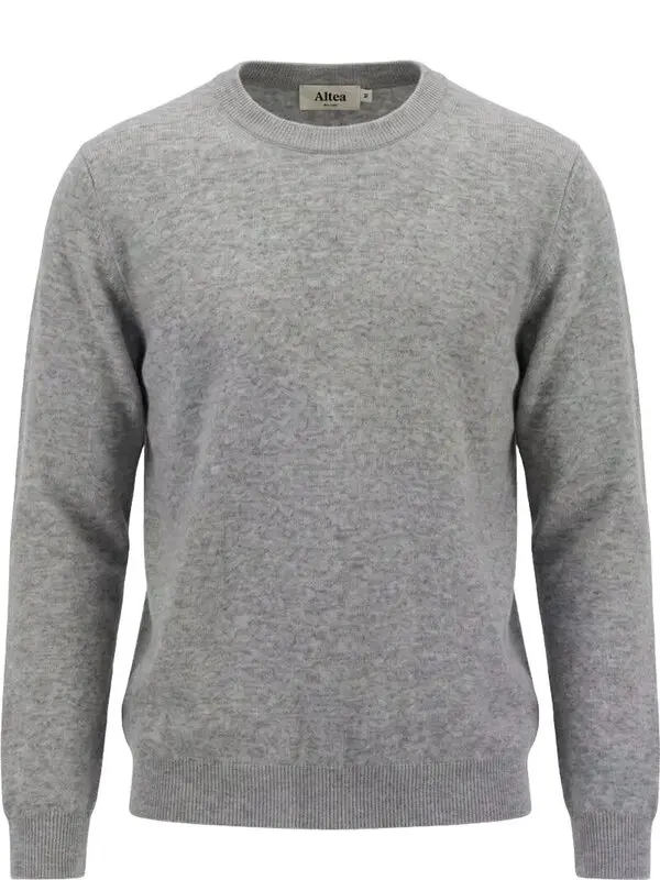 Altea Crew-neck Wool Sweater - Grey