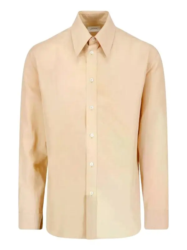 LEMAIRE Pointed-collar Shirt - Neutrals