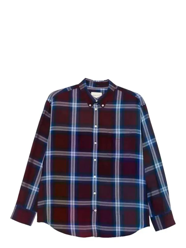 Gant Checked Flannel Shirt - Red