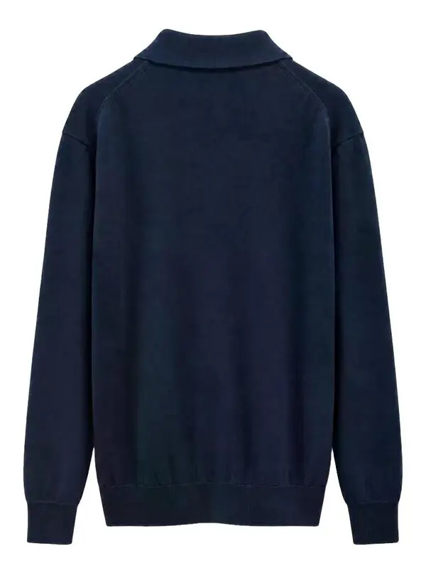 COSTUMEIN Pablo Merino Wool Polo Shirt - Blue