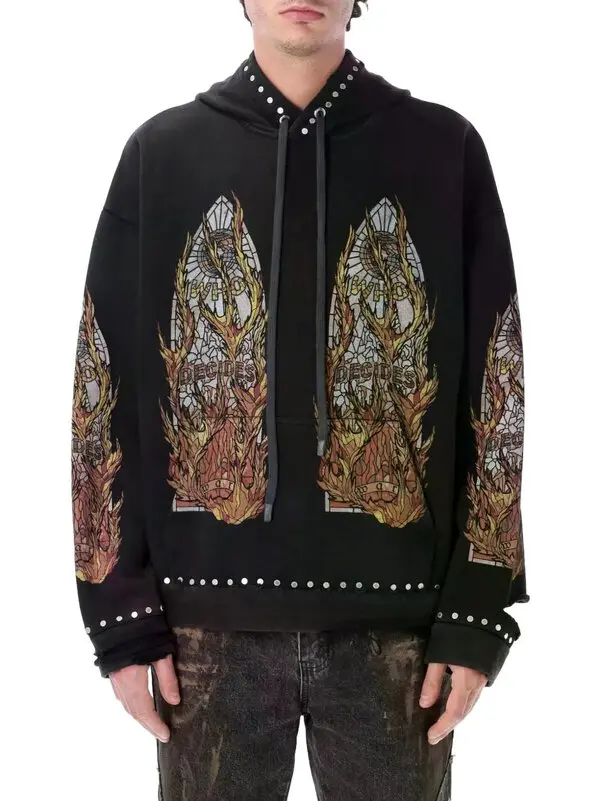 WHO DECIDES WAR Kangaroo-pocket Hoodie - Black