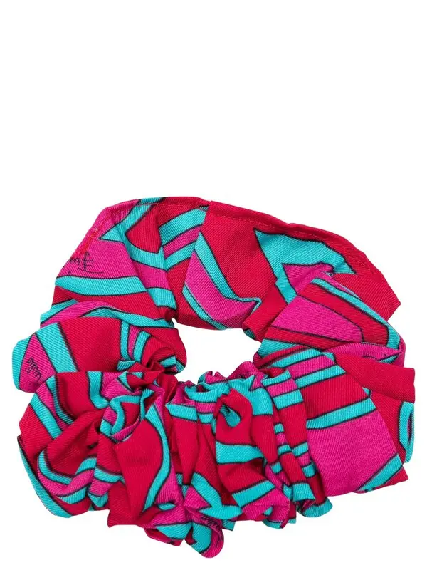 Emilio Pucci Embellished Patterned Mini Accessory With Gathered Detail - Multicolor