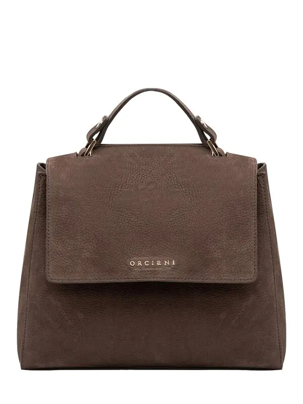 Orciani Sveva Nabucco Shoulder Bag - T.moro