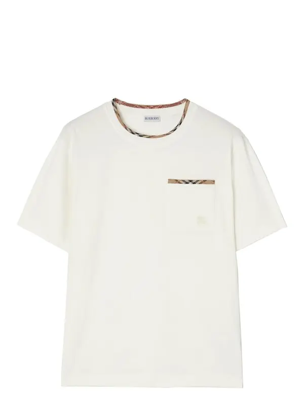 Burberry Cotton Pocket T-shirt - White