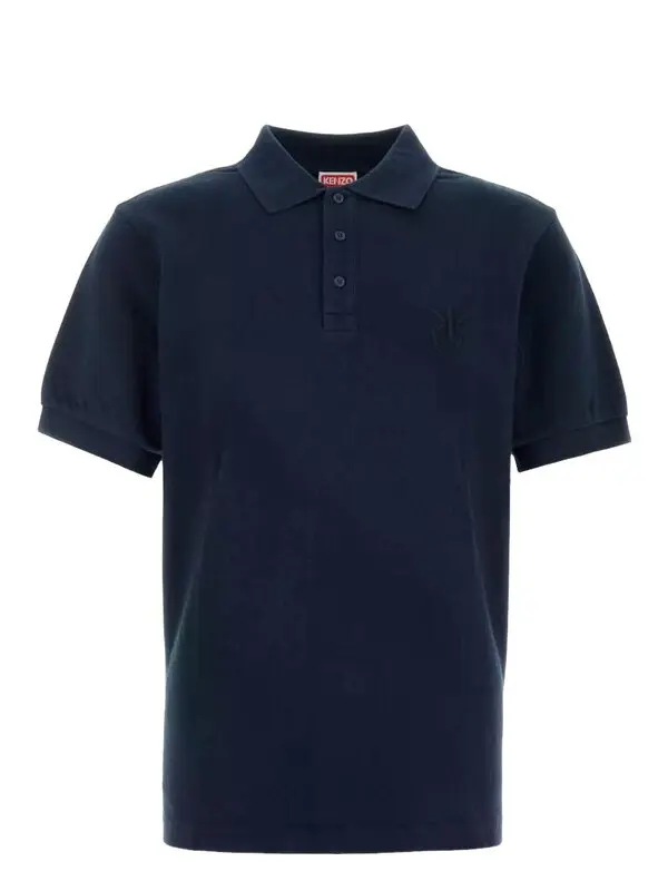 Kenzo Double K Slim-fit Polo Shirt - Blue