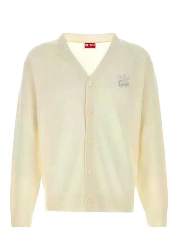 Kenzo Double K Cardigan - Neutrals