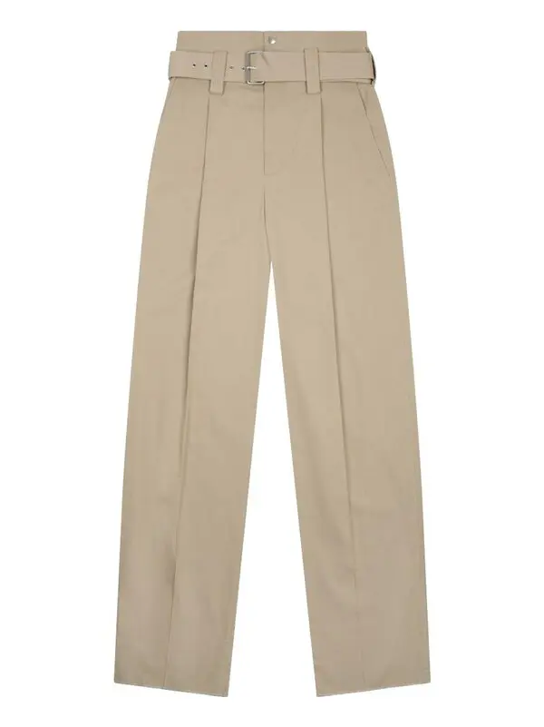 Bottega Veneta Wide Leg Pants - Cream