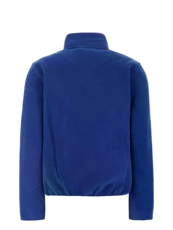 Sporty & Rich Logo-print Panelled Sweatshirt - Blue