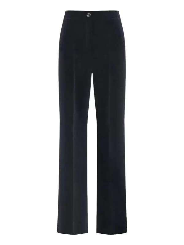 Marella Pressed-crease Trousers - Blue