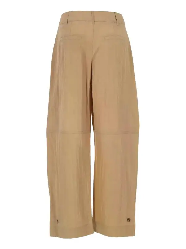 Marella Button-cuff Trousers - Neutrals