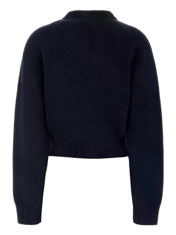Sporty & Rich Logo-print Wool Jumper - Blue