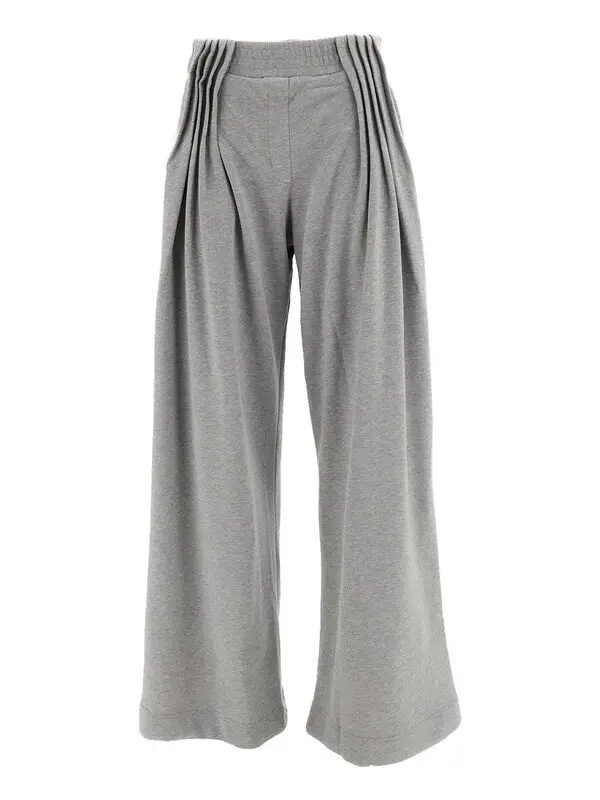 Dries Van Noten Pantaloni Hamesa Bis In Cotone - Grey