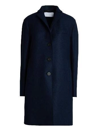 Harris Wharf London Overcoat & Trench Coat Size Virgin Wool - Navy