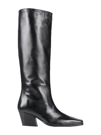 FABRIZIO CHINI Boot Size Leather - Black