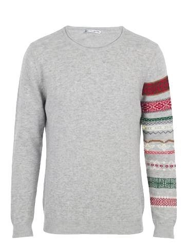 DANIELE ALESSANDRINI Sweater Size Wool, Polyamide - Grey