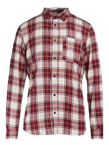 JACK & JONES Shirt Size Cotton, Polyester - Red
