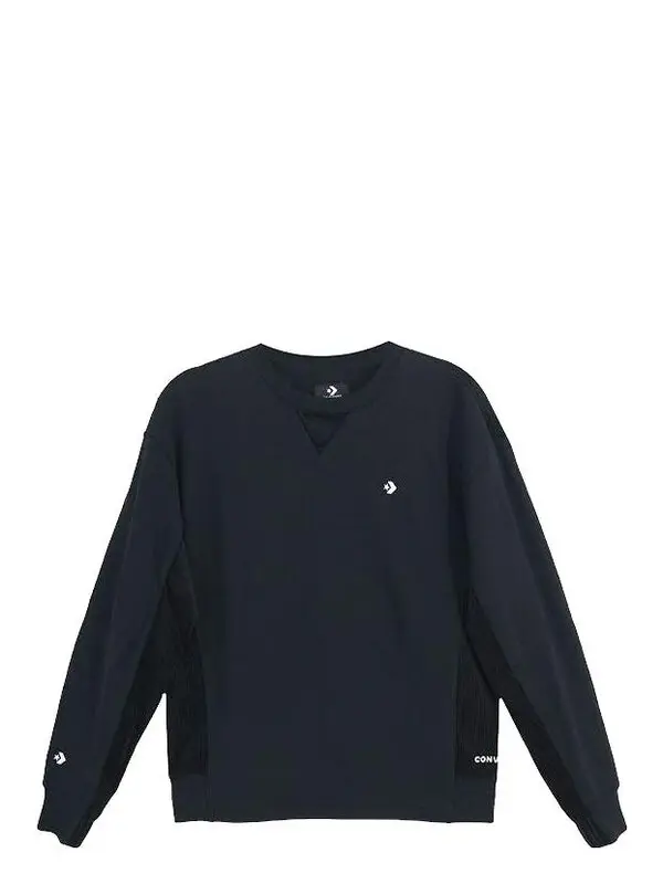 CONVERSE Star Crewneck Sweatshirt Asia Sizing - Black
