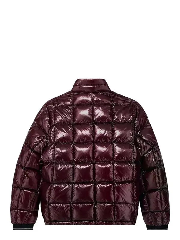 Armani Exchange Quilted High-neck Padded Jacket - Red